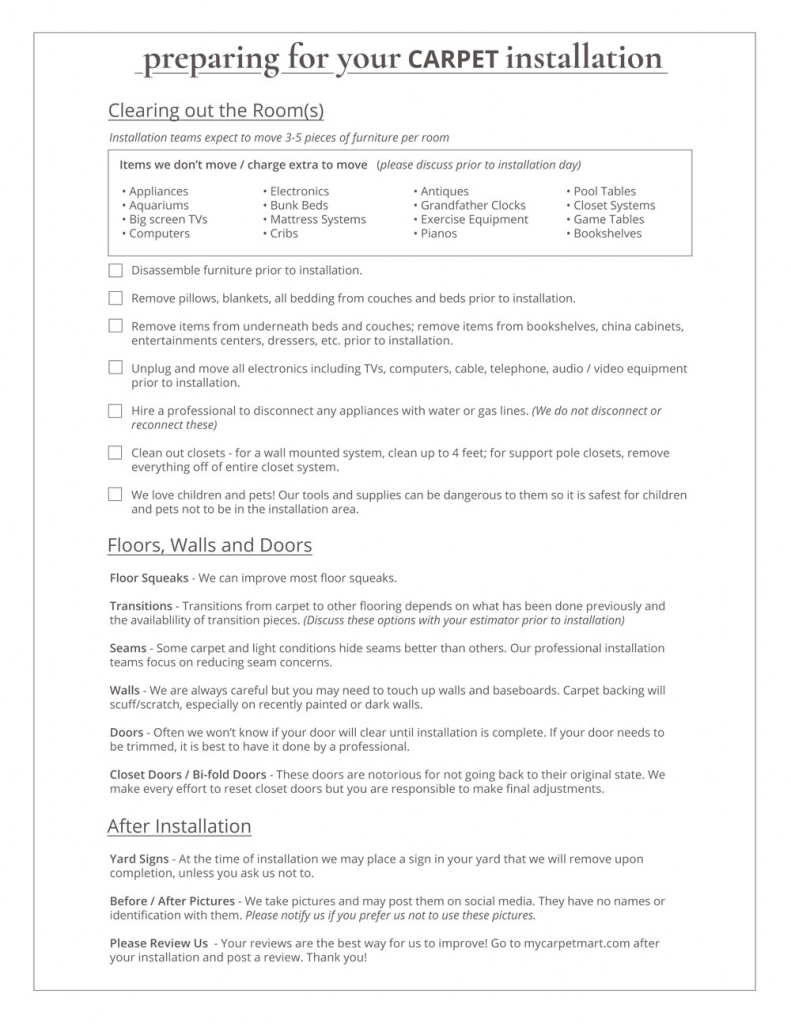 Professional Carpet Installation in Louisville, KY | Carpet Mart, INC